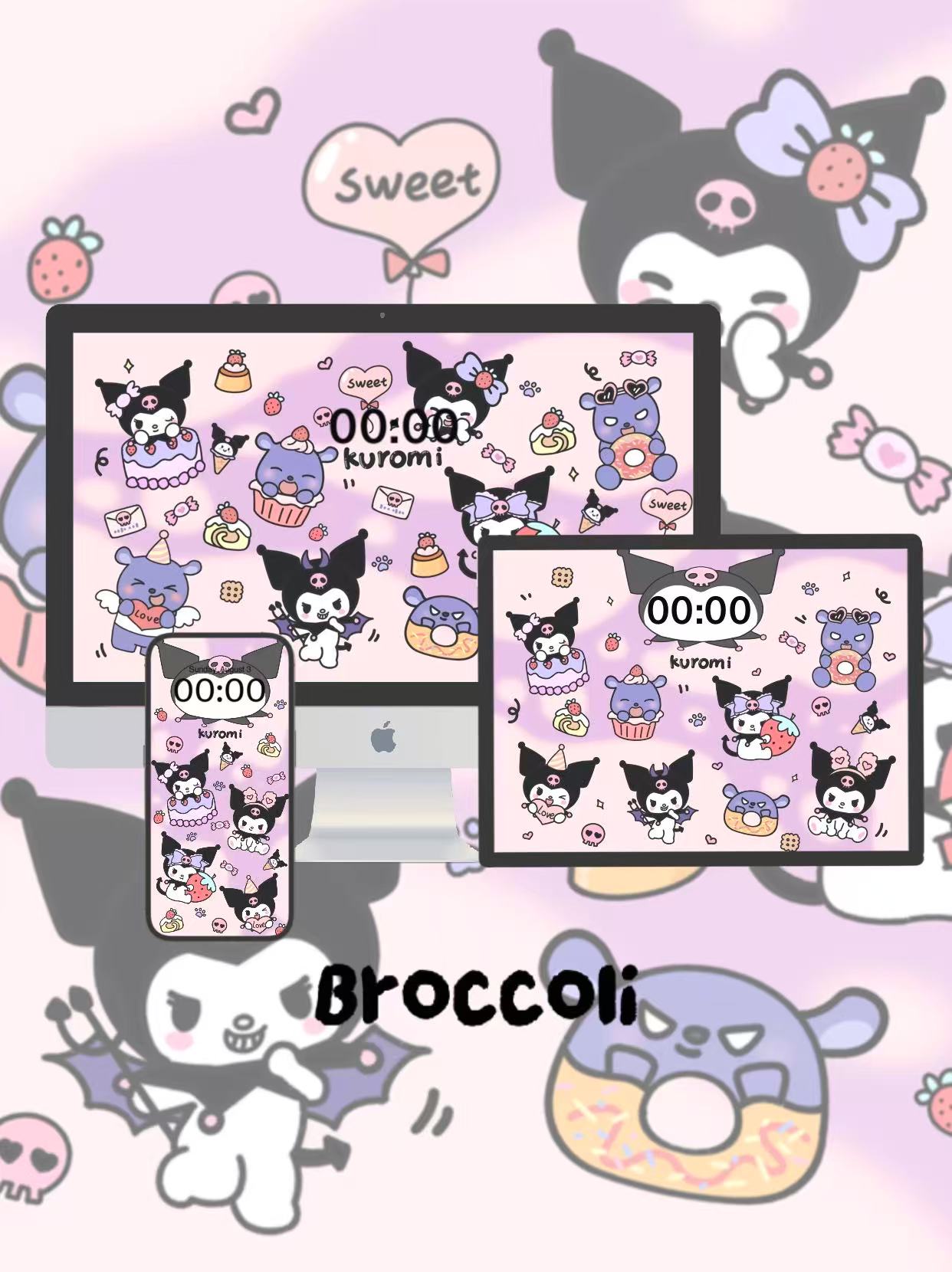 Kuromi: Let's Cause Some Trouble! 🎪Phone / ipad / pc wallpaper（185 ...