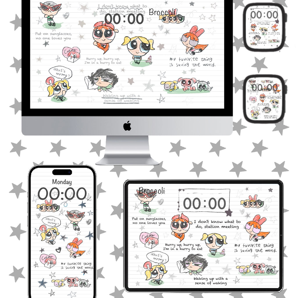 Powerpuff Girls 📔 Light Mode Phone / ipad / pc /iwatch wallpaper（67 ...