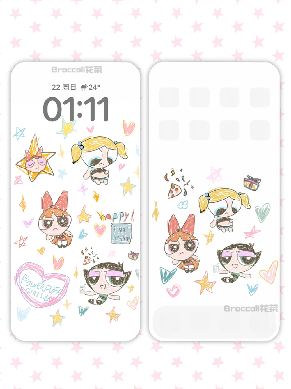 Powerpuff Girls ๑🤍 ๑wallpaper(11) – Broccoli