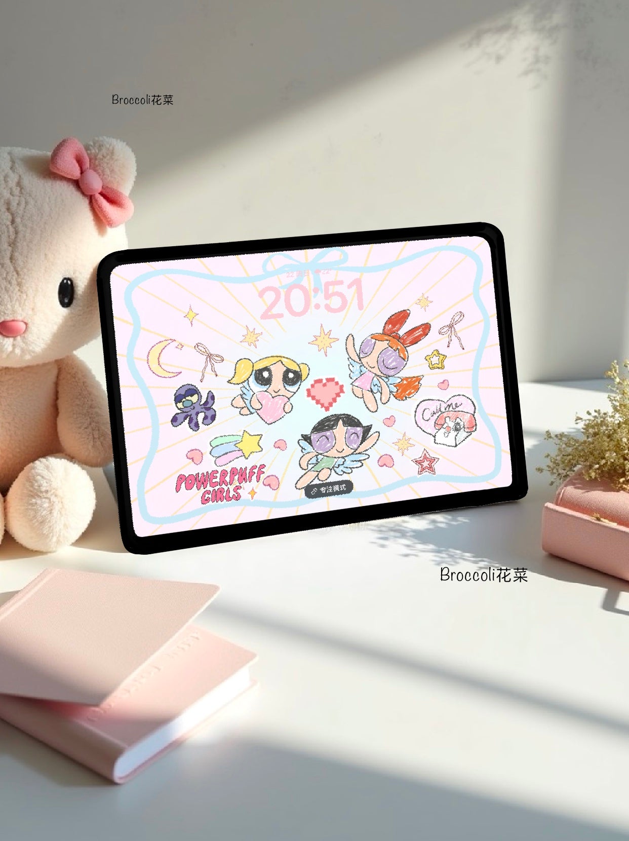 Powerpuff Girls ๑🤍๑ ipad wallpaper(13) – Broccoli