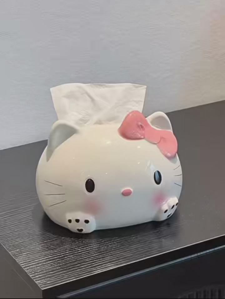 Ceramic Hello Kitty Tissue Box – Broccoli